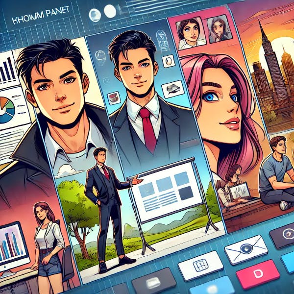 「キャラリズム：固定キャラクターで描く四コマの物語」 （Chararhythm: Crafting Four-Panel Stories ...